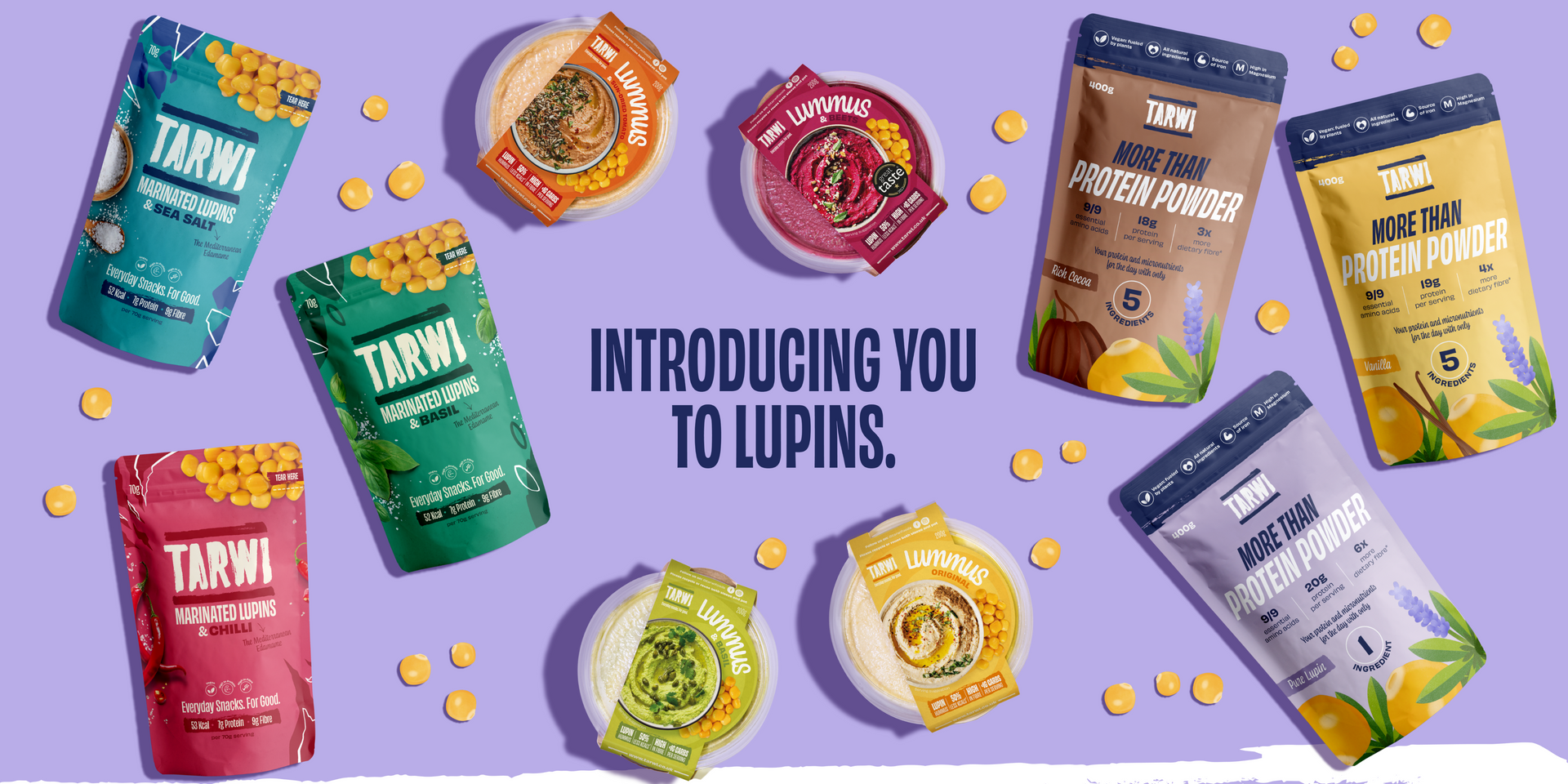 Tarwi - The earth's answer to plant protein.